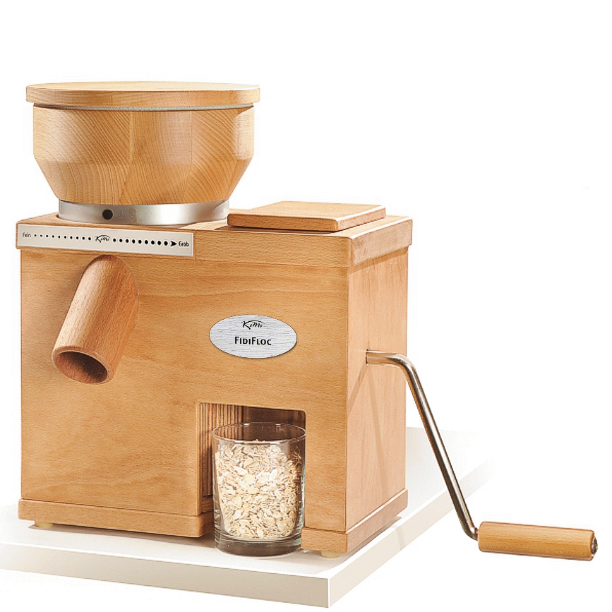 KoMo FidiFloc grain flaker/oat flaker at PHG