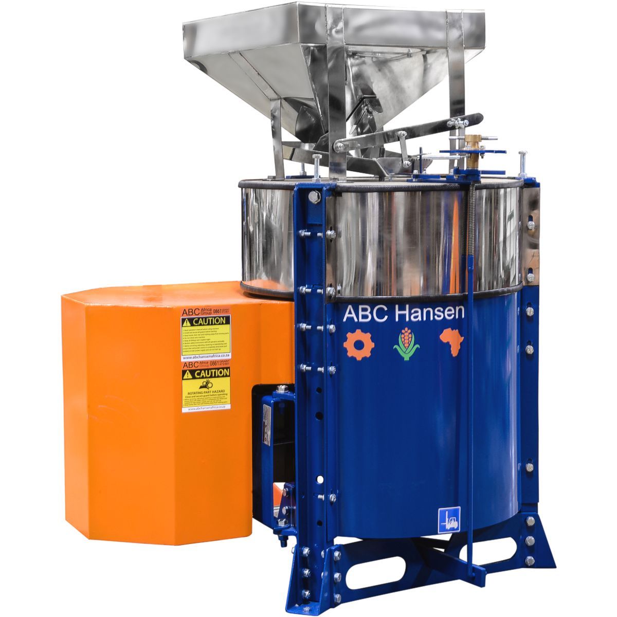 Stone Burr Grain Mills Grist Large Commercial Flour Grinders ABC Hansen ...