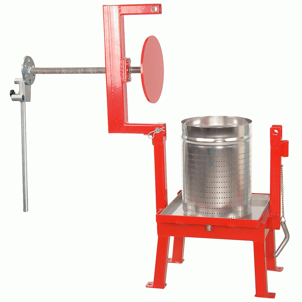 Maximizer® Fruit Press Apple Cider Press + Stainless Basket