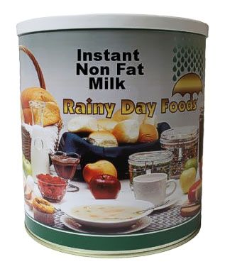 Instant nonfat milk, storable at PHG