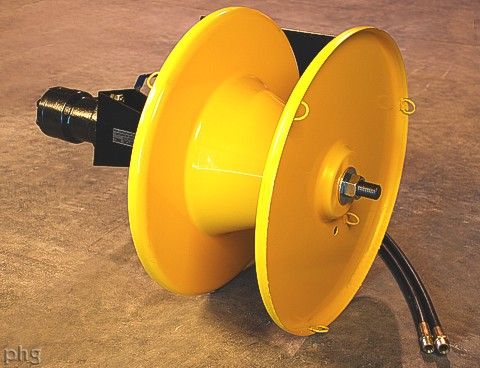 Hydraulic wire winder at PHG