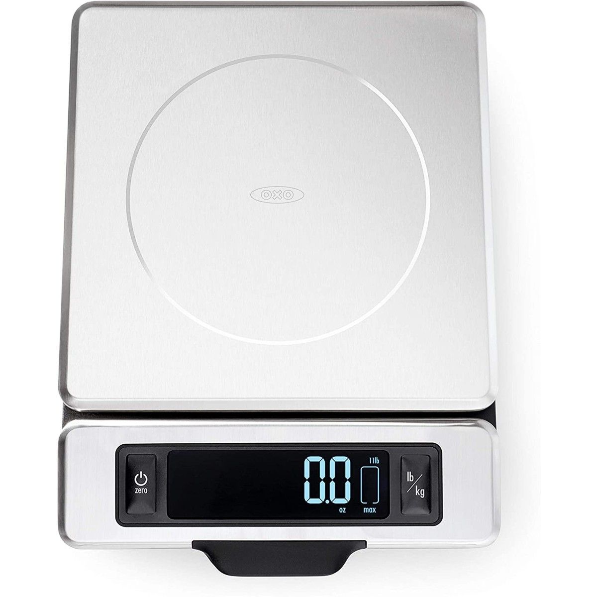 OXO Good Grips 11-lb digital scale with pull-out display at PHG
