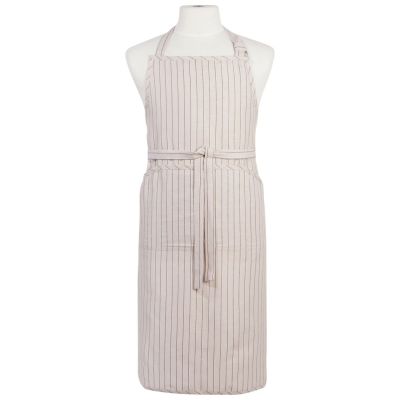 Linen/Cotton Apron, Maison Stripe
