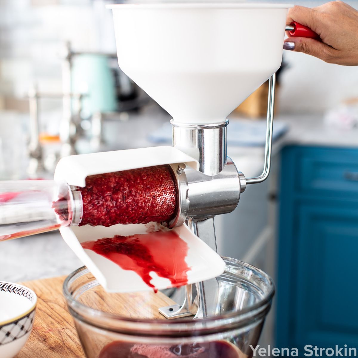 The Johnny Apple Sauce Maker Tomato and Food Strainer by VKP Brands, PHG