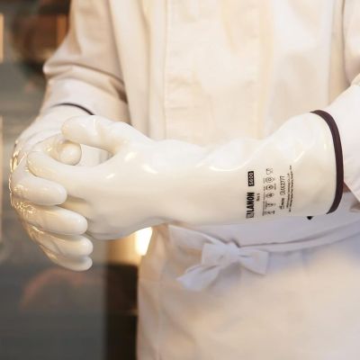 Lanon Heat & Cold Resistant Liquid Silicone Gloves, 15 inch