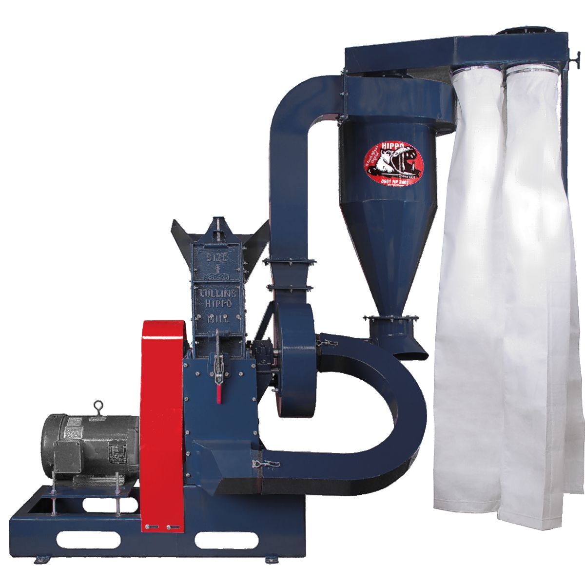 Hammer Mill for grinding grain, biochar, spices, herbs, hemp at PHG