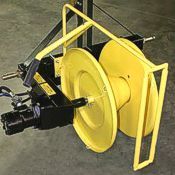 Hydraulic wire winder at PHG
