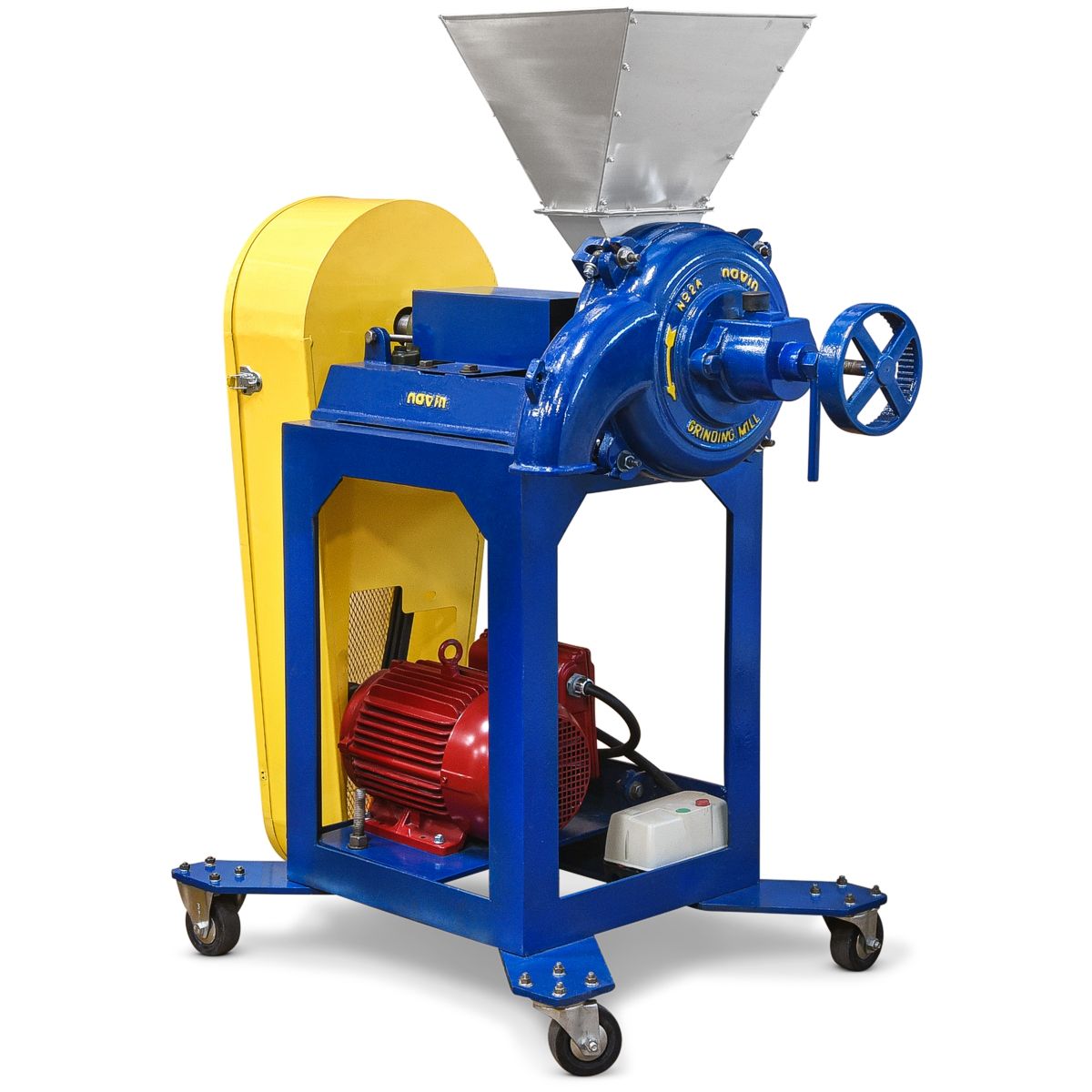 Commercial & Home Steel Burr Mill Electric Grain Corn Grinder Hand Crank