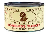 Premium canned Grabill turkey chunks at PHG