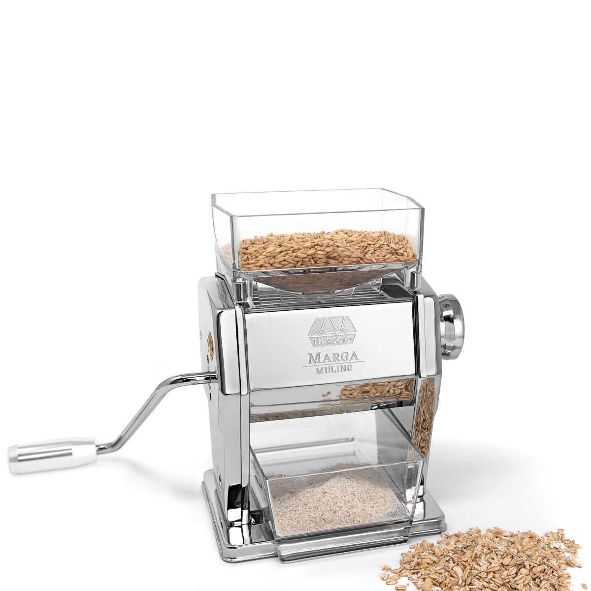 Marcato Marga Mulino grain flaker, oat roller at PHG