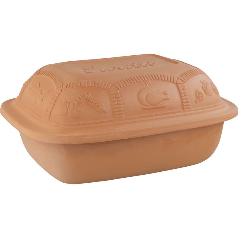 Eurita Clay Roaster with Lid, 4-6.25 qts., PHG