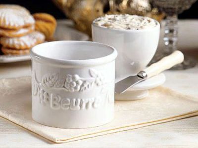 Butter Bell Raised White Floral at PHG