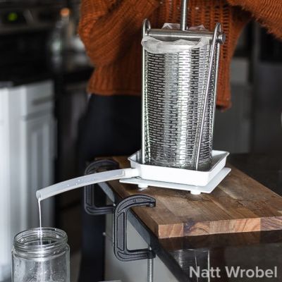 Tabletop Fruit Press Almond Milk Press Stainless Steel