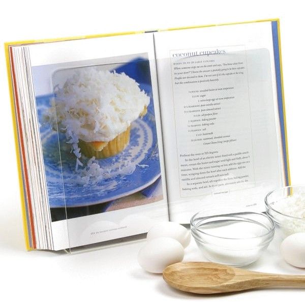 Acrylic cookbook cover at PHG