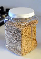 Clear kitchen bulk containers, set of 4, Gallon or Half Gallon, PHG