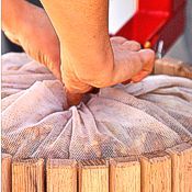 Maximizer® Fruit Press Apple Cider Press + Stainless Basket