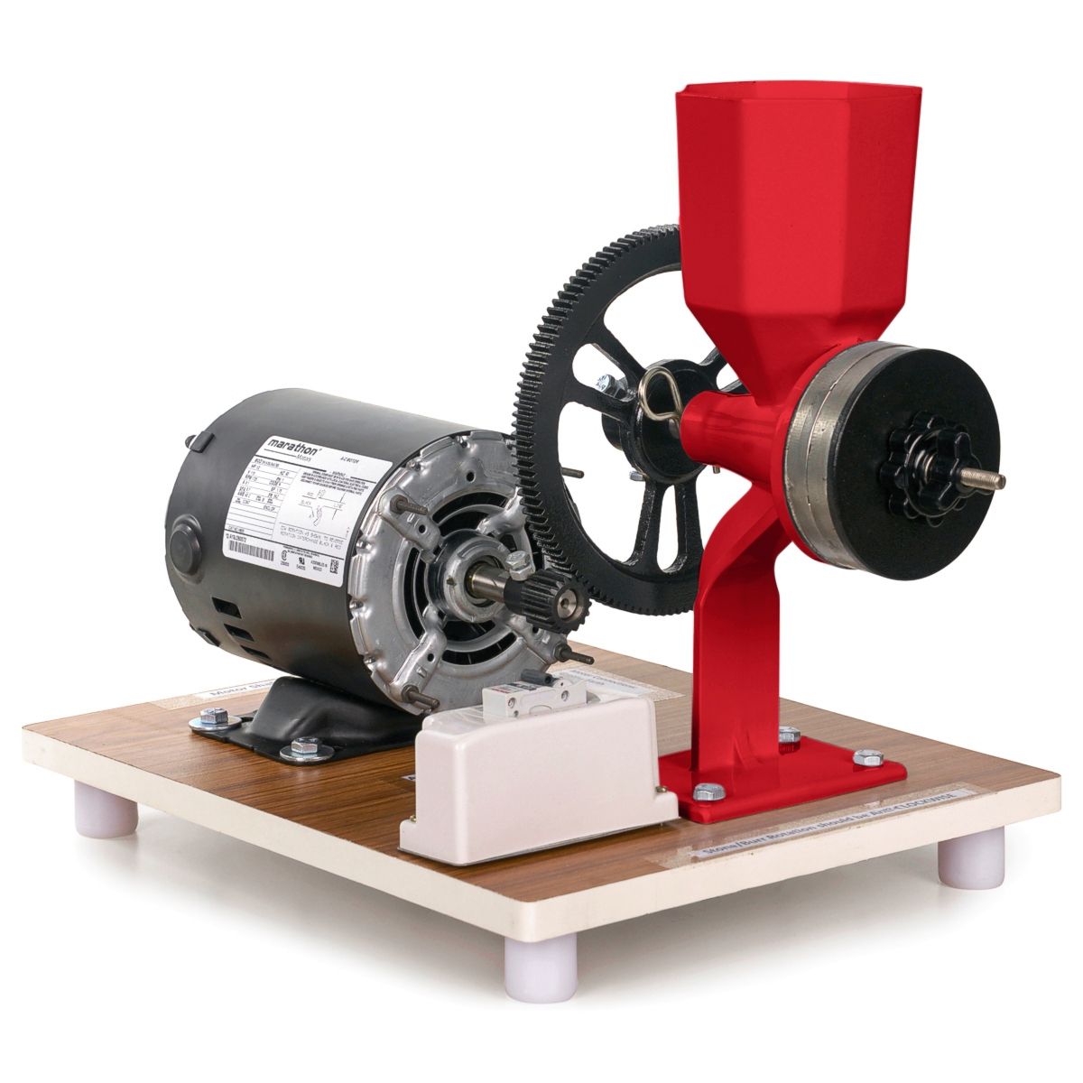 Wonder Junior Deluxe+ Hand Grain Mill with crank for grinding wheat and ...